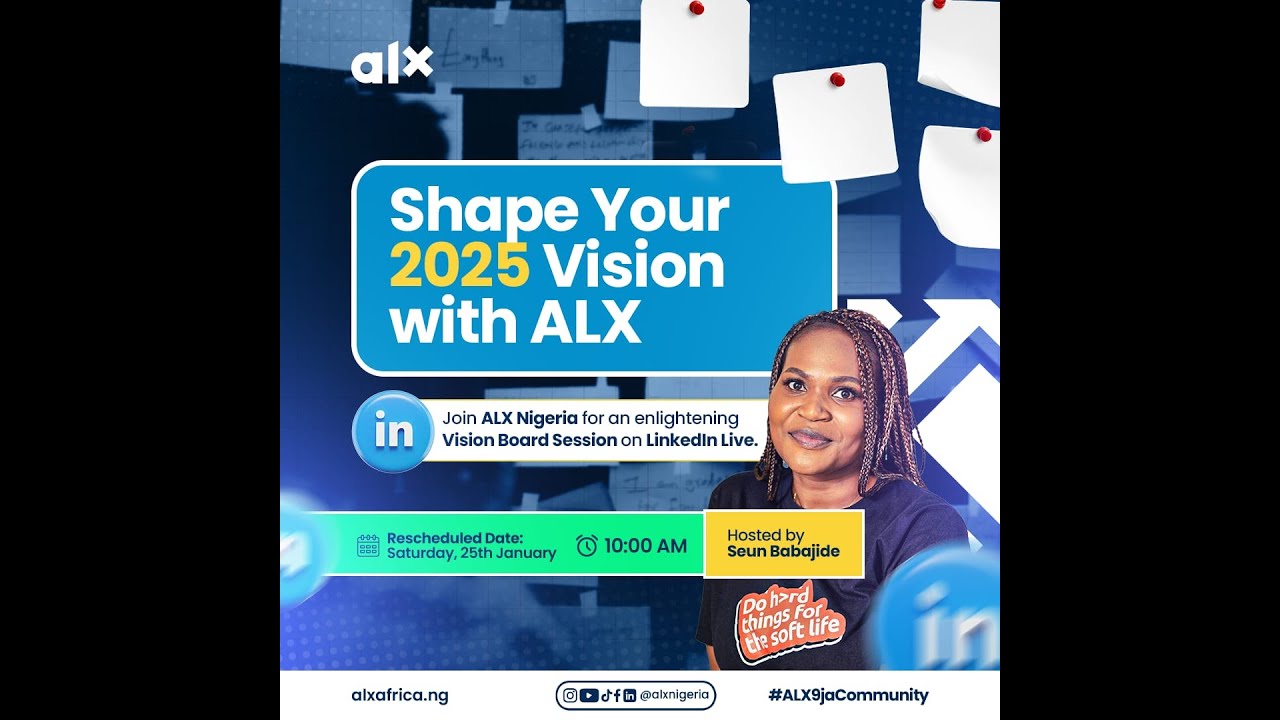 Shape Your 2025 Vision with ALX: Vision Board Session - YouTube