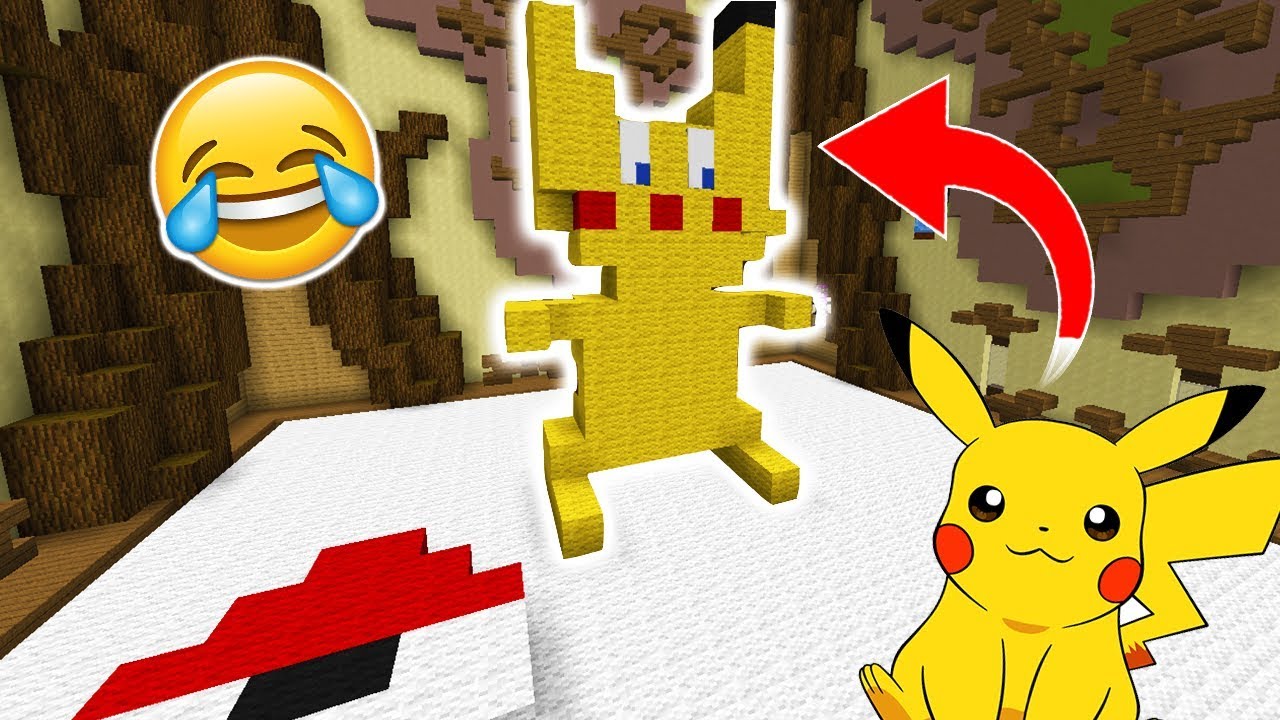 LA MEJOR CONSTRUCCIÓN de PIKACHU en MINECRAFT | POKEMON PIKACHU EN ...