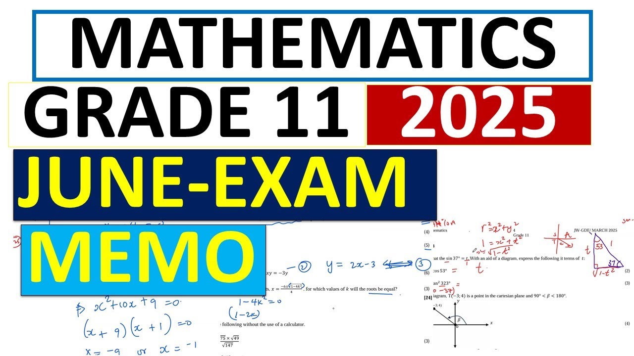 2025 JUNE EXAMS MATHEMATICS P.2 GRADE 11 PAPER 2 THUNDEREDUC, GRADE 11 ...