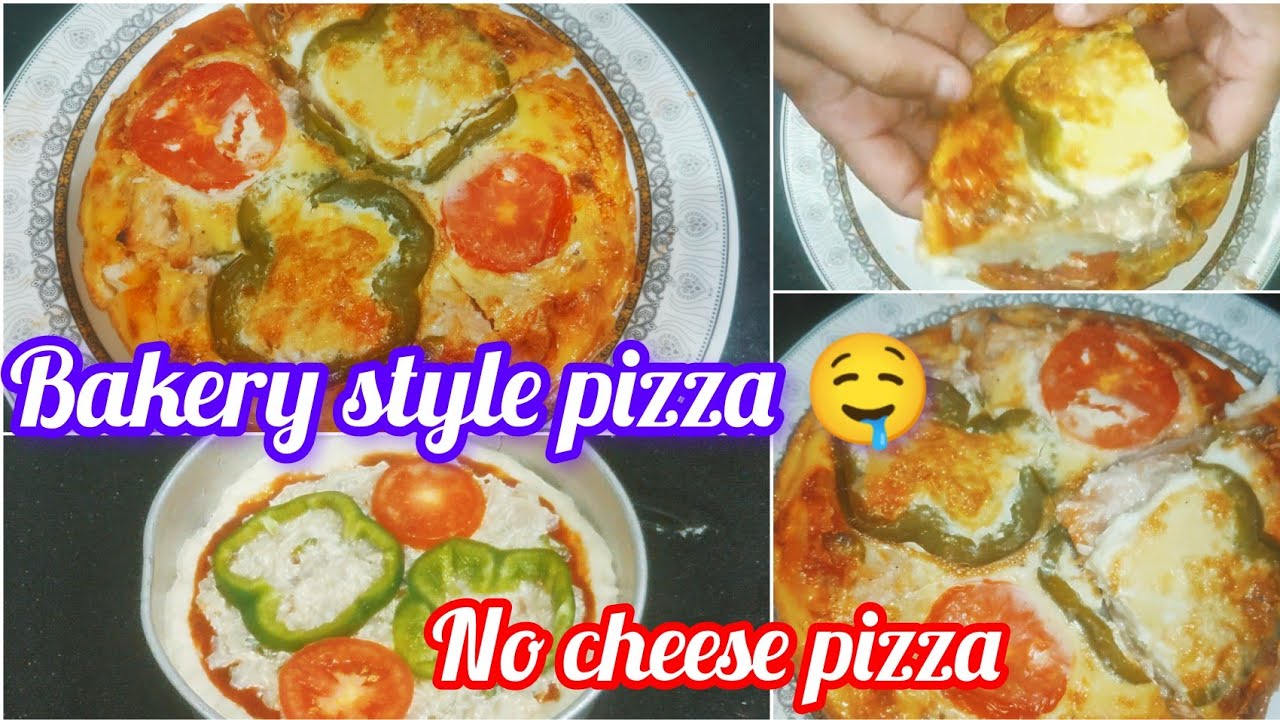 Bakery style Pizza at Home || No oven No cheese easy recipe || low cost ...