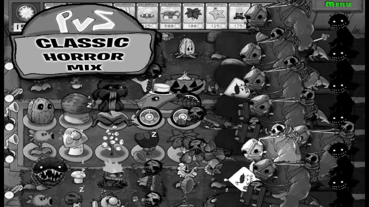 PvZ Classic Horror Mix By BBPTV PC - Gameplay & Link Download - YouTube