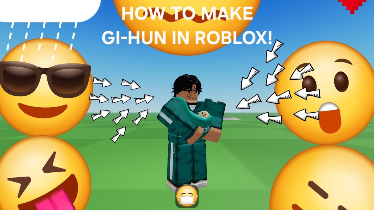 How to make gi-hun squid game roblox! - YouTube