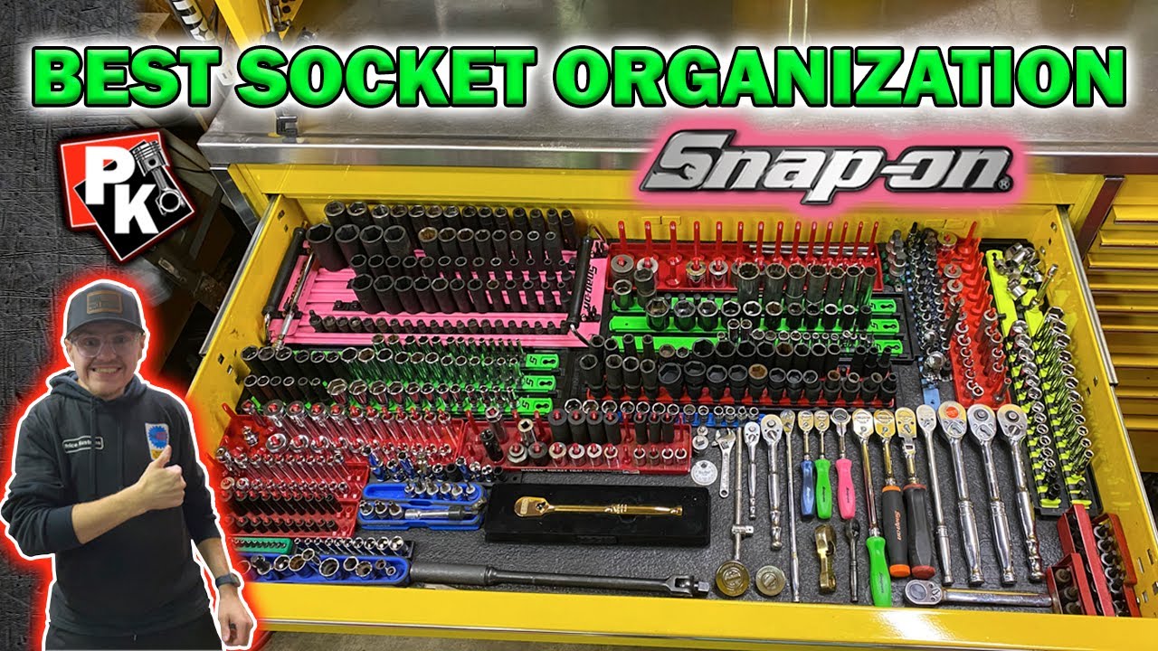 The BEST Way to ORGANIZE SOCKETS!!! / TOOL ORGANIZATION #snapon # ...