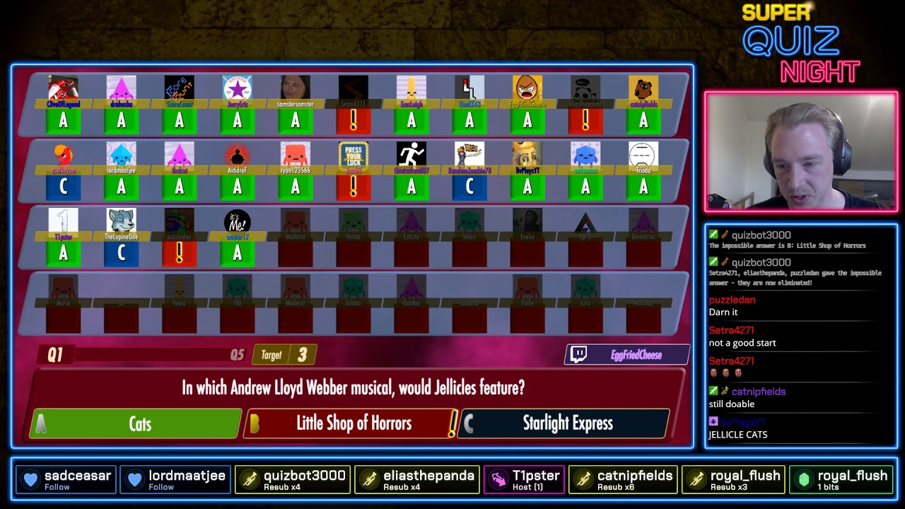 SUPER Quiz Night (part 2): !mpossible - Stream Highlight - YouTube