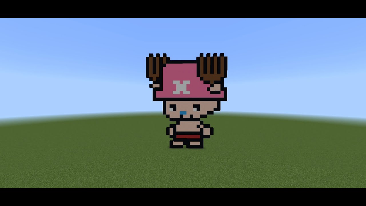 TONY TONY CHOPPER PIXEL ART IN MINECRAFT! - YouTube