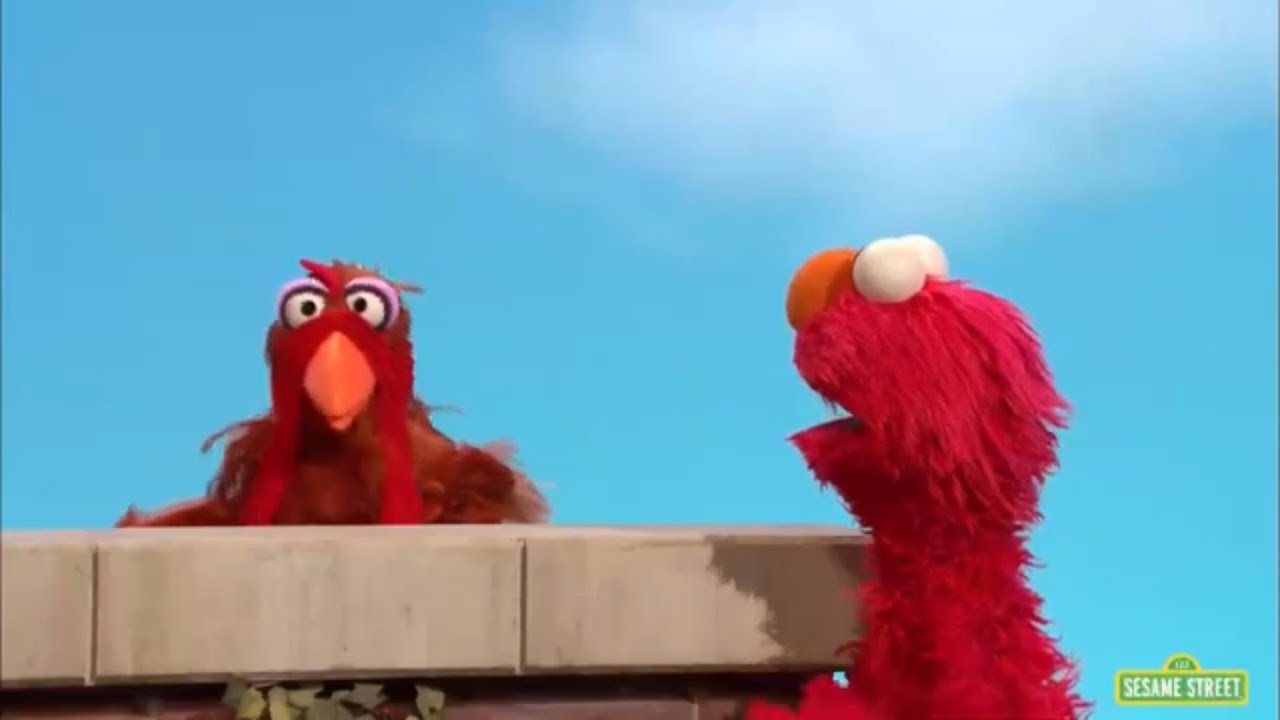 Sesame Street Elmo Pretends To Be A Chicken PAL - YouTube