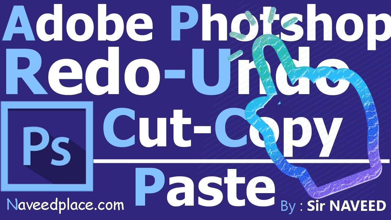 Photoshop | Edit Menu - RedoUndo , StepBackward Tutorials - YouTube