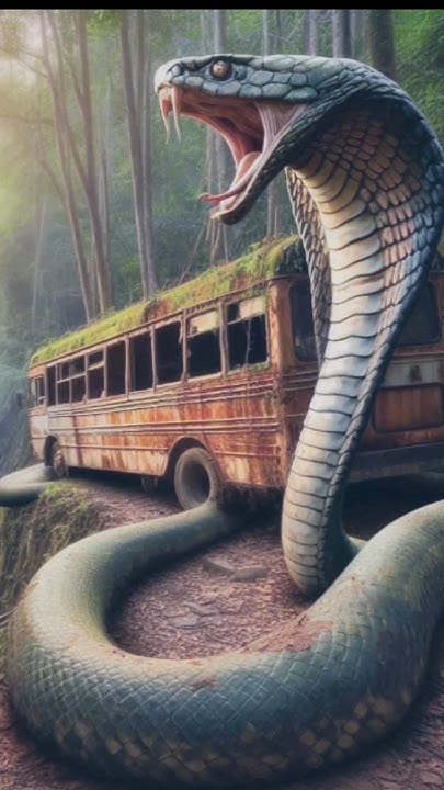 AI Nature Exploration | Discovery Travel python vs bus#2 #truck #bus # ...