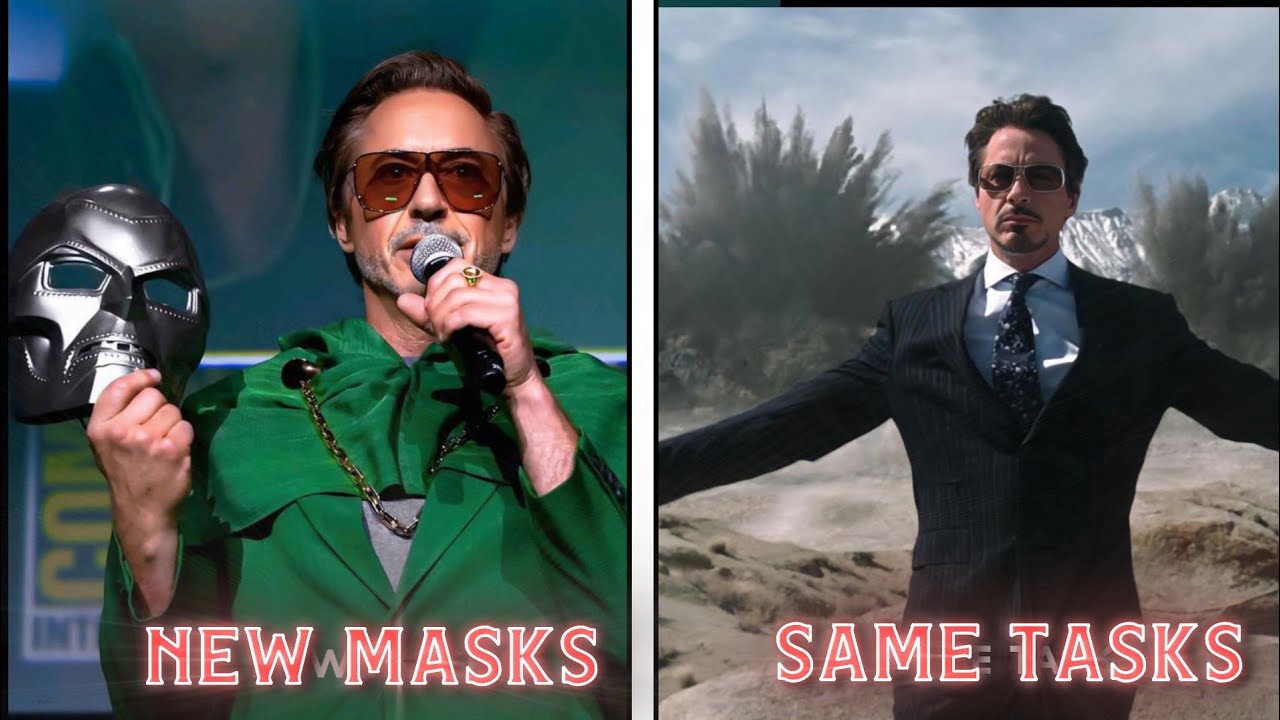 RDJ COMEBACK EDIT - NEW MASKS SAME TASKS 😈|| IRON MAN NEW MASK EDIT ...