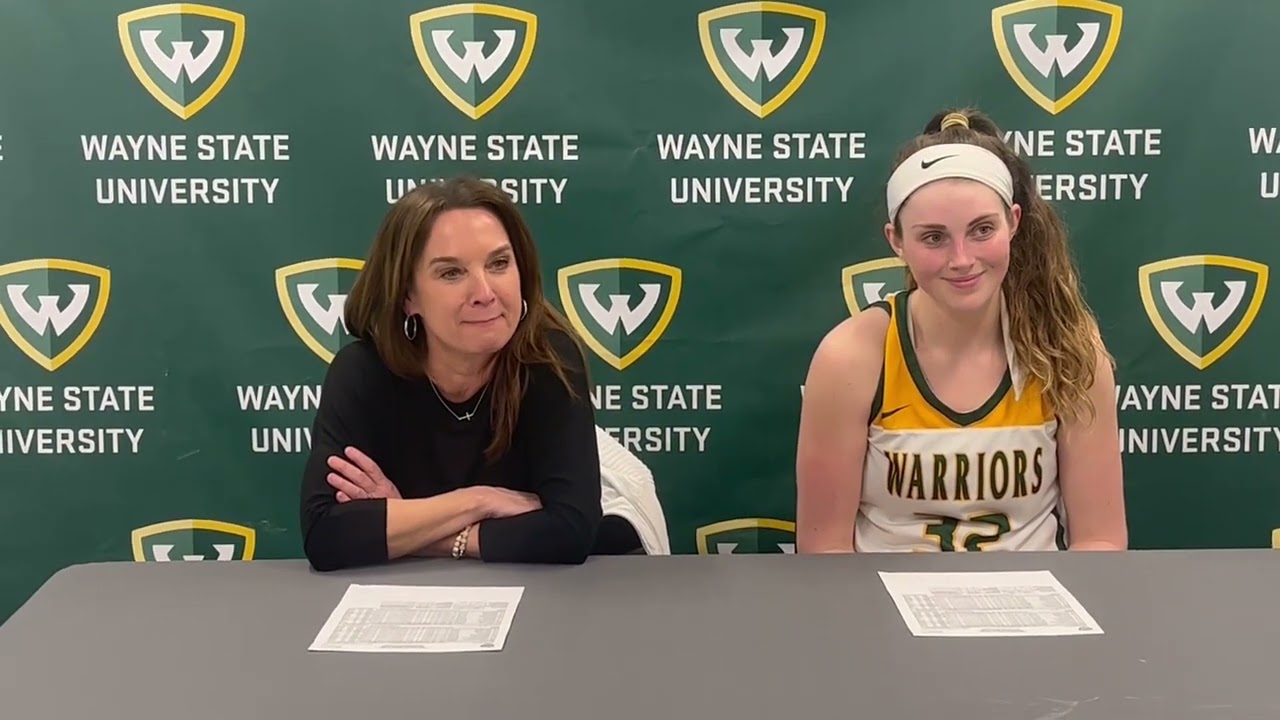 Wayne State Women's Basketball Postgame Press Conference (March 2, 2022 ...