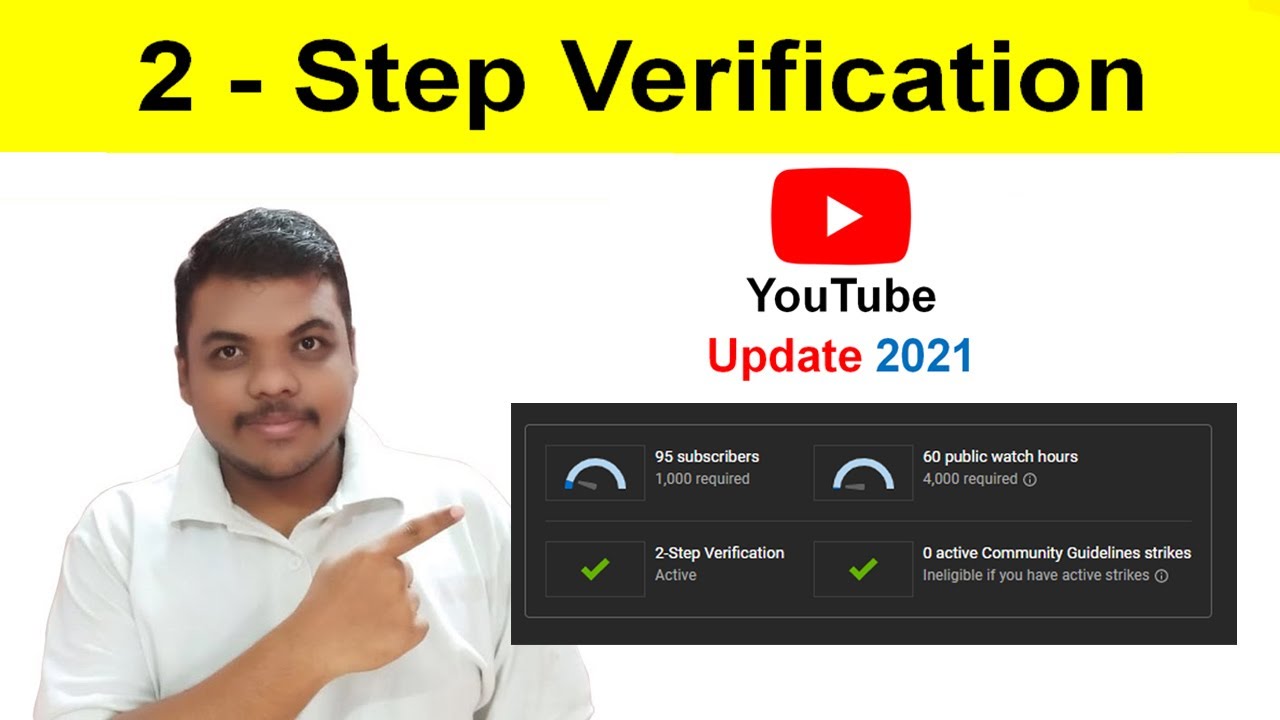How to Enable 2 Step Verification YouTube Channel | YouTube New ...