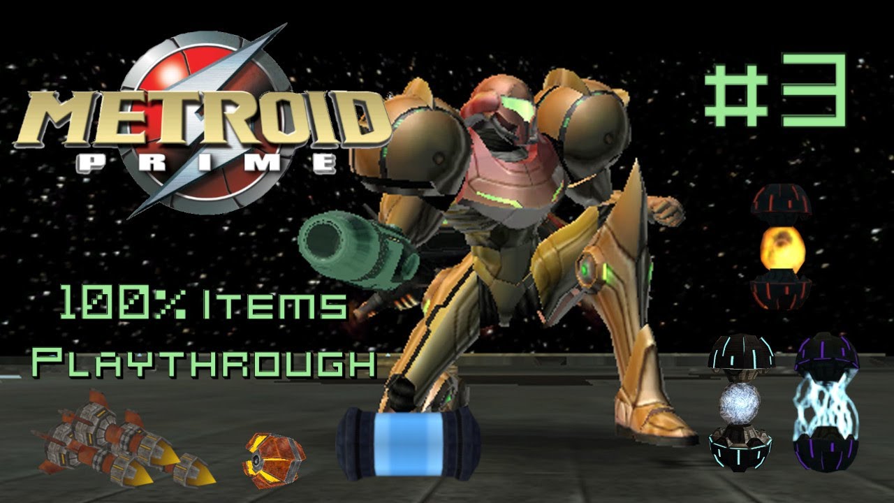 Metroid Prime 100% Items playthrough ep 3 - YouTube