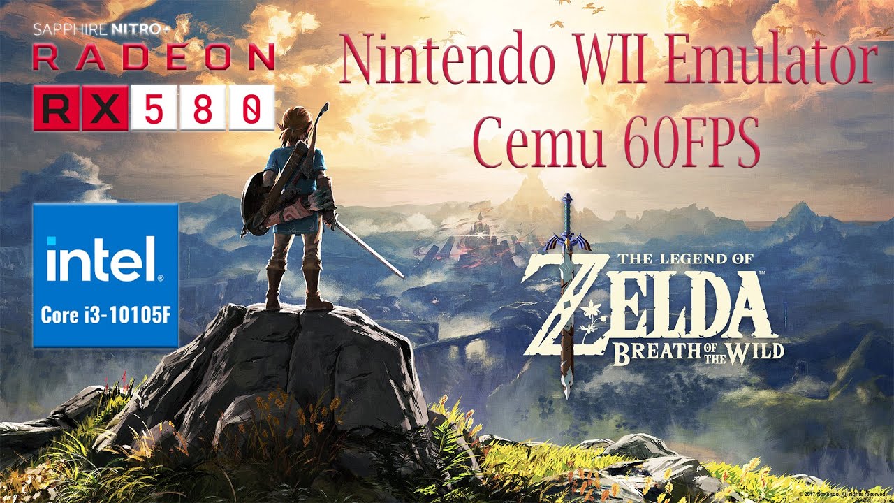 The Legend of Zelda Breath of The Wild RX 580 i3 10105f Cemu [Nintendo ...