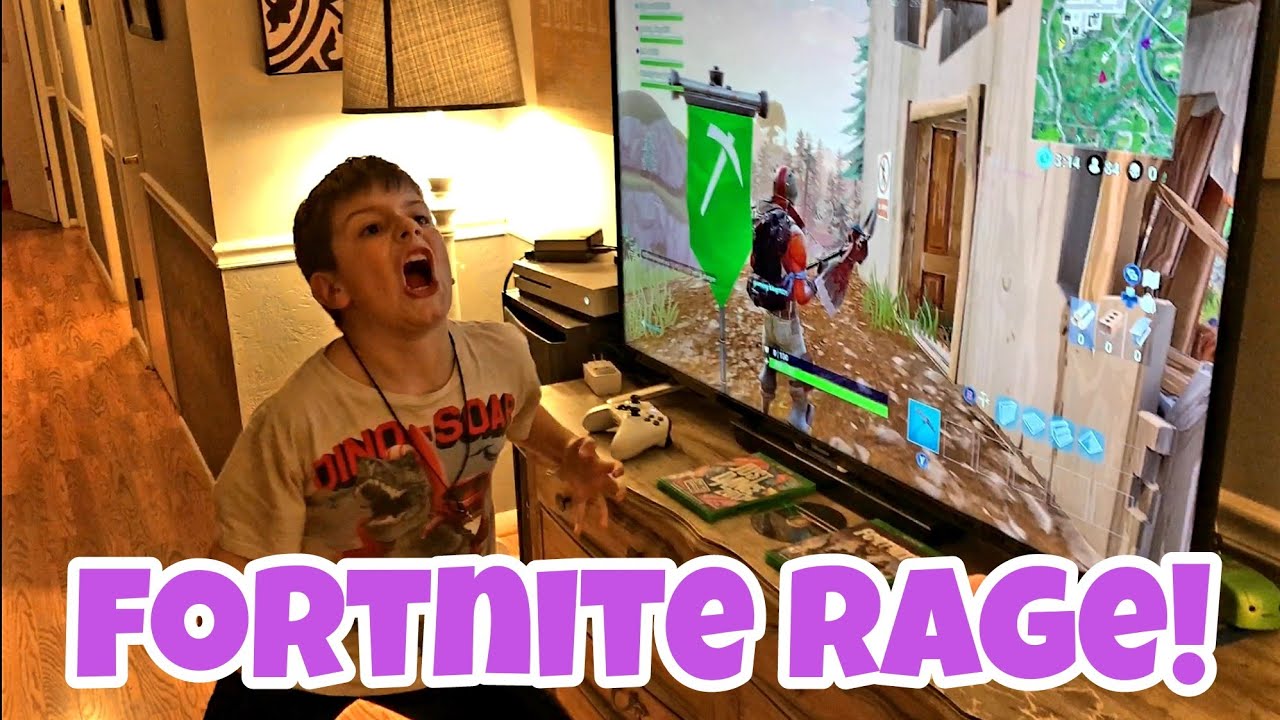 Kid Rages On Fortnite After Daddy Tells Son To Do Homework - Almost ...