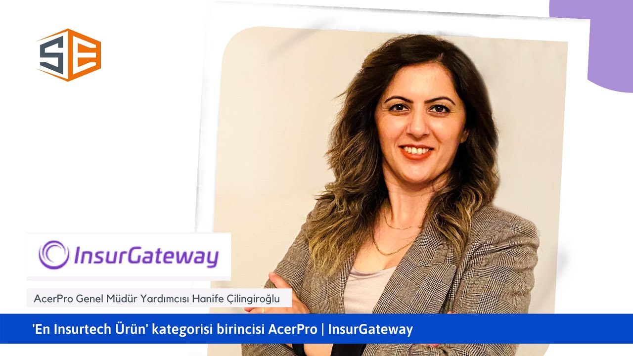 'En Insurtech Ürün' kategorisi birincisi : AcerPro | insurgateway - YouTube