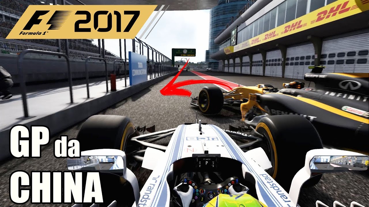 F1 2017 - Gp da China! Setup+Quali+Corrida | Logitech G27 + SWE27 #02 ...