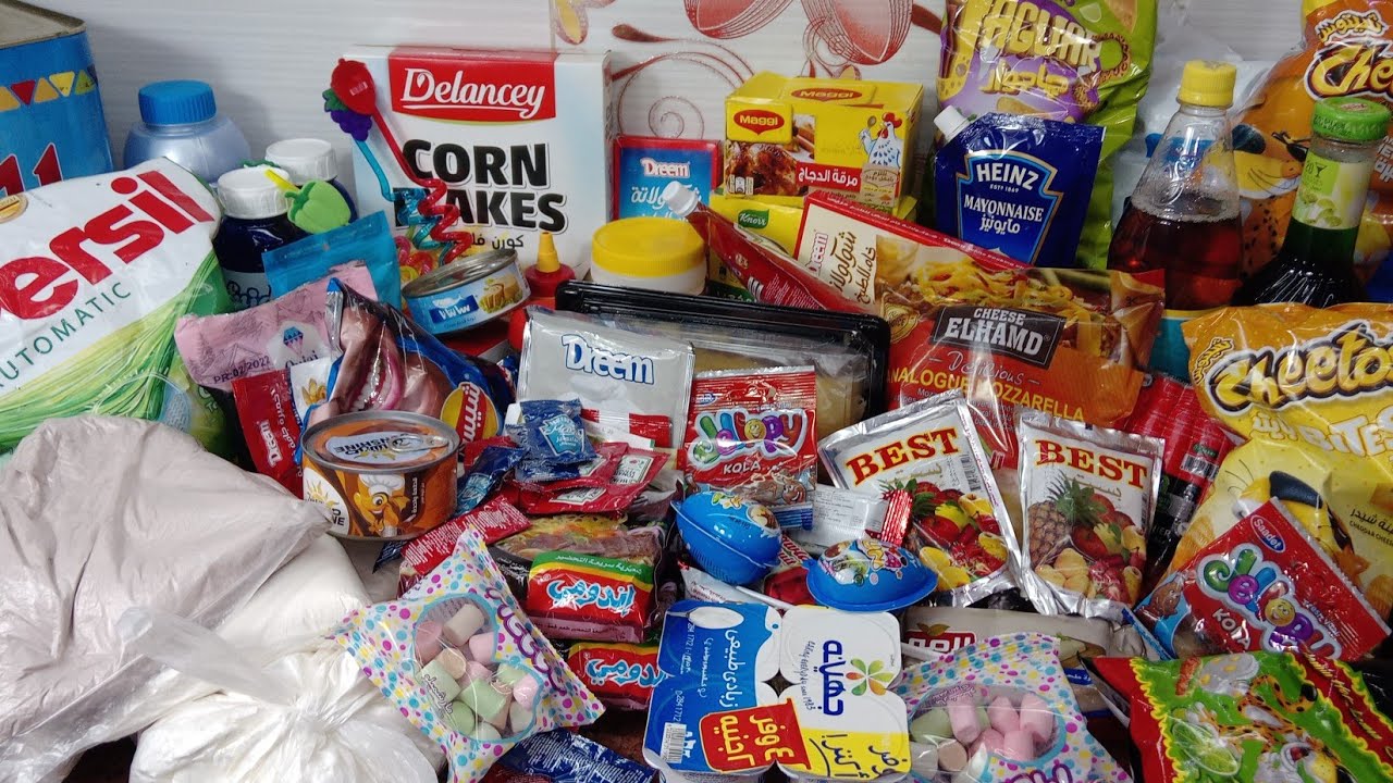 مشتريات شهر ١١ ربنا مايقطاعها عاده مشتريات البيت بالاسعار 🛒🍫🧀 Youtube