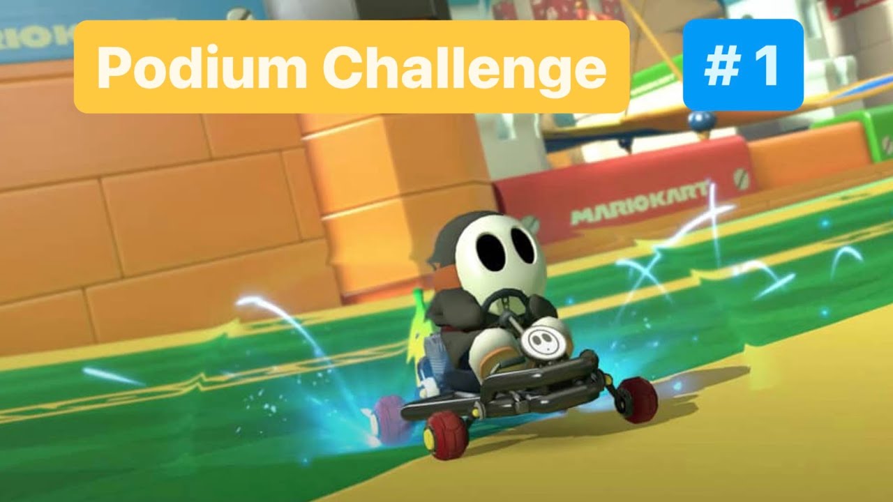Mario Kart 8 Deluxe Podium Challenge! # 1 - YouTube