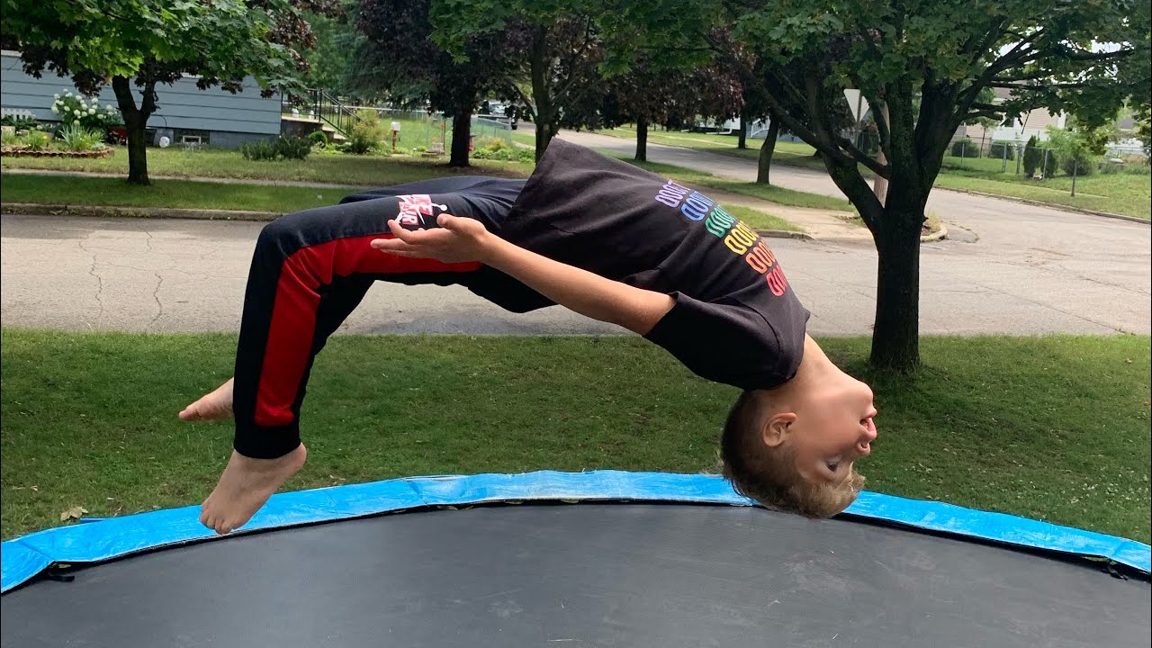 Tutorial of how to do or land a backflip on ground - YouTube