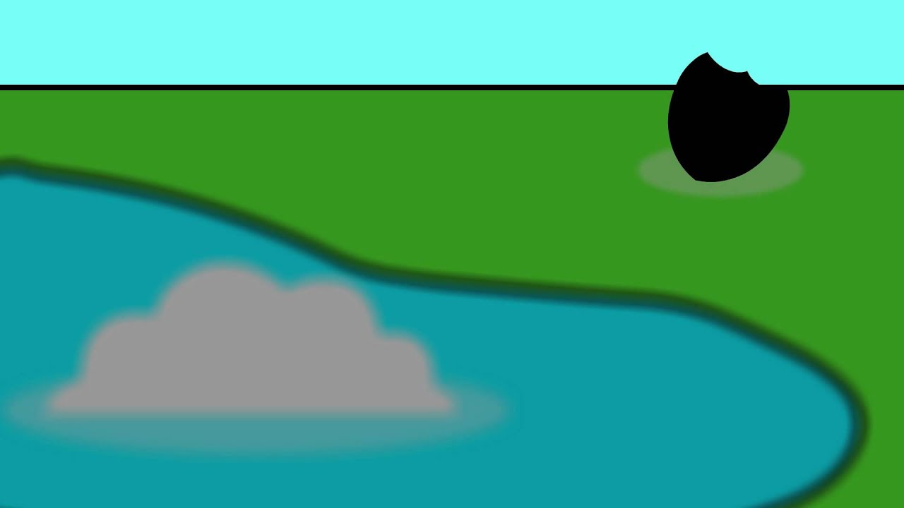 Webdings Short # 3 - A Cloud's Day At The Pond - YouTube