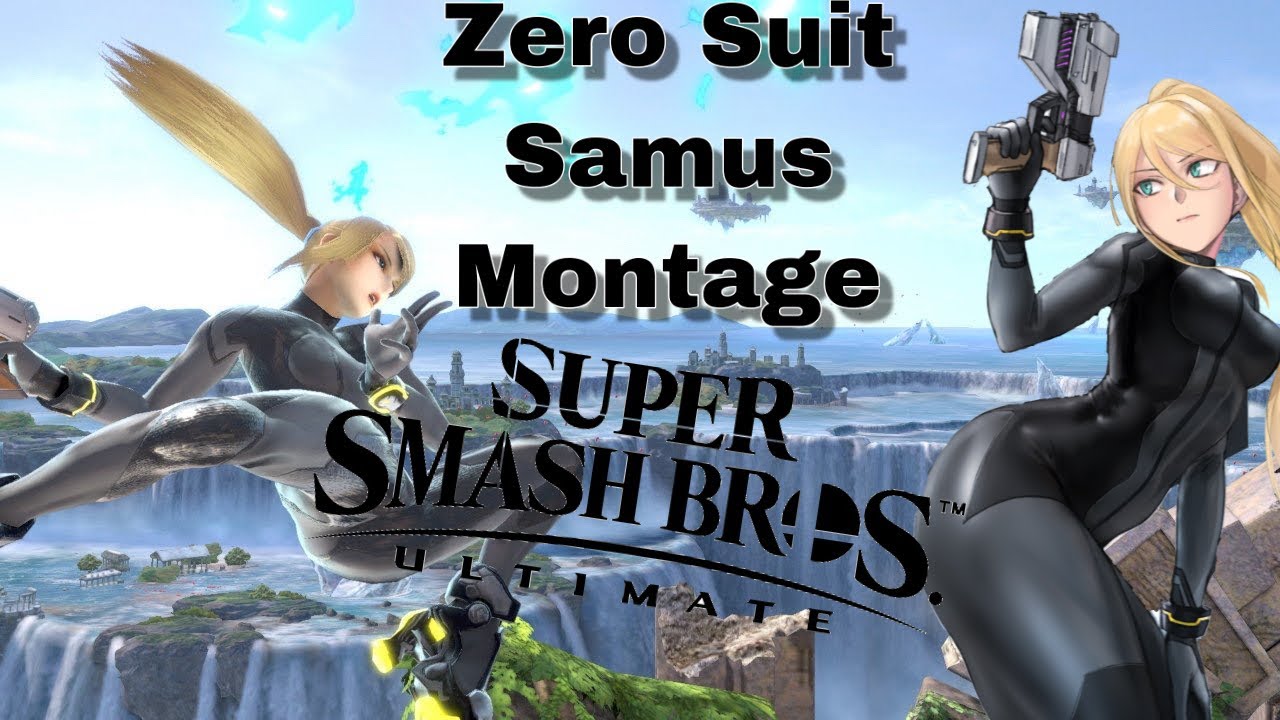 Super smash brothers a Zero suit samus montage - YouTube
