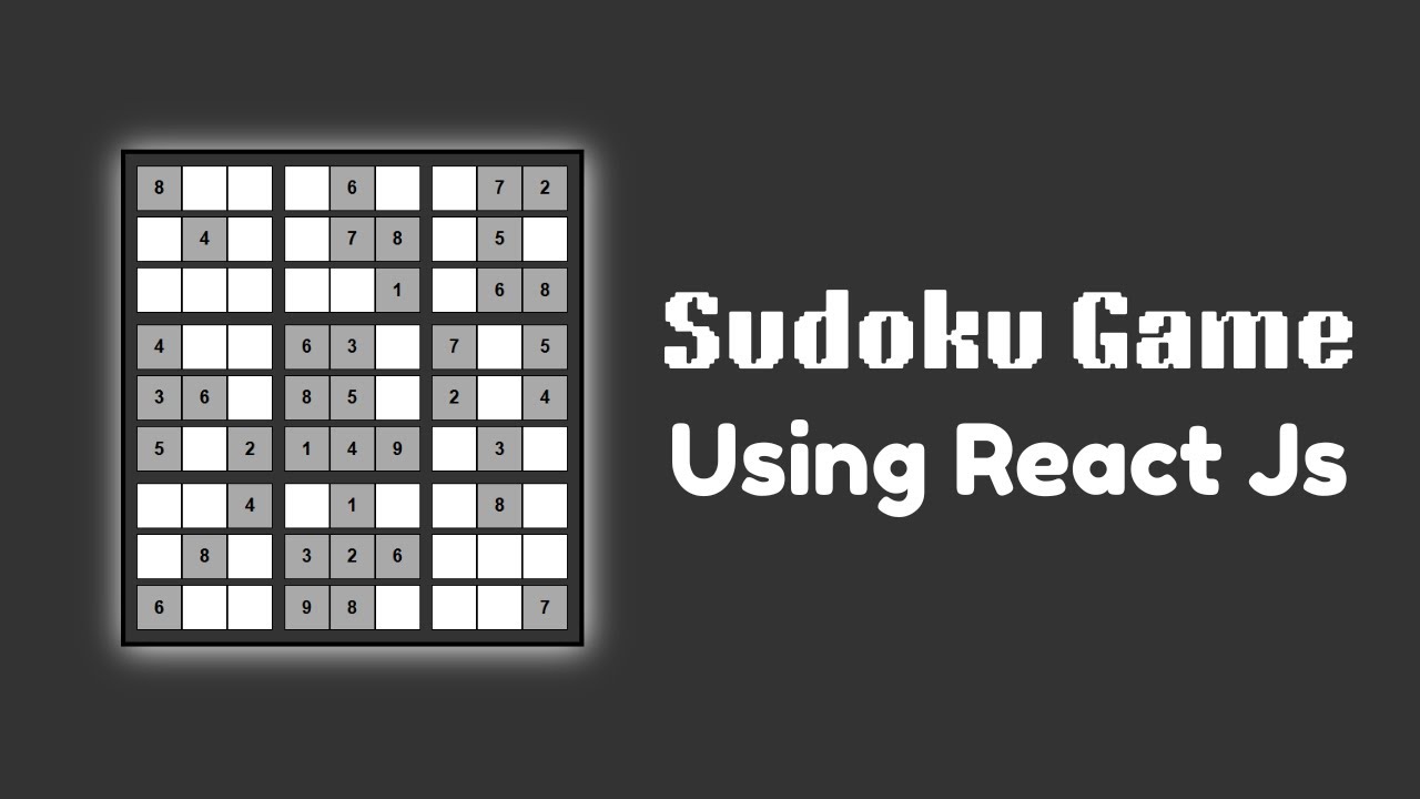 Build a Sudoku Game with React.js – Step-by-Step Tutorial - YouTube