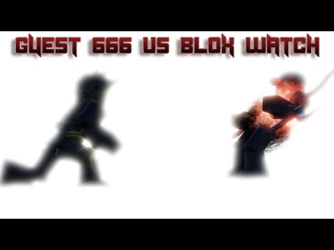 Guest 666 VS Blox Watch - A Roblox Fight Animation