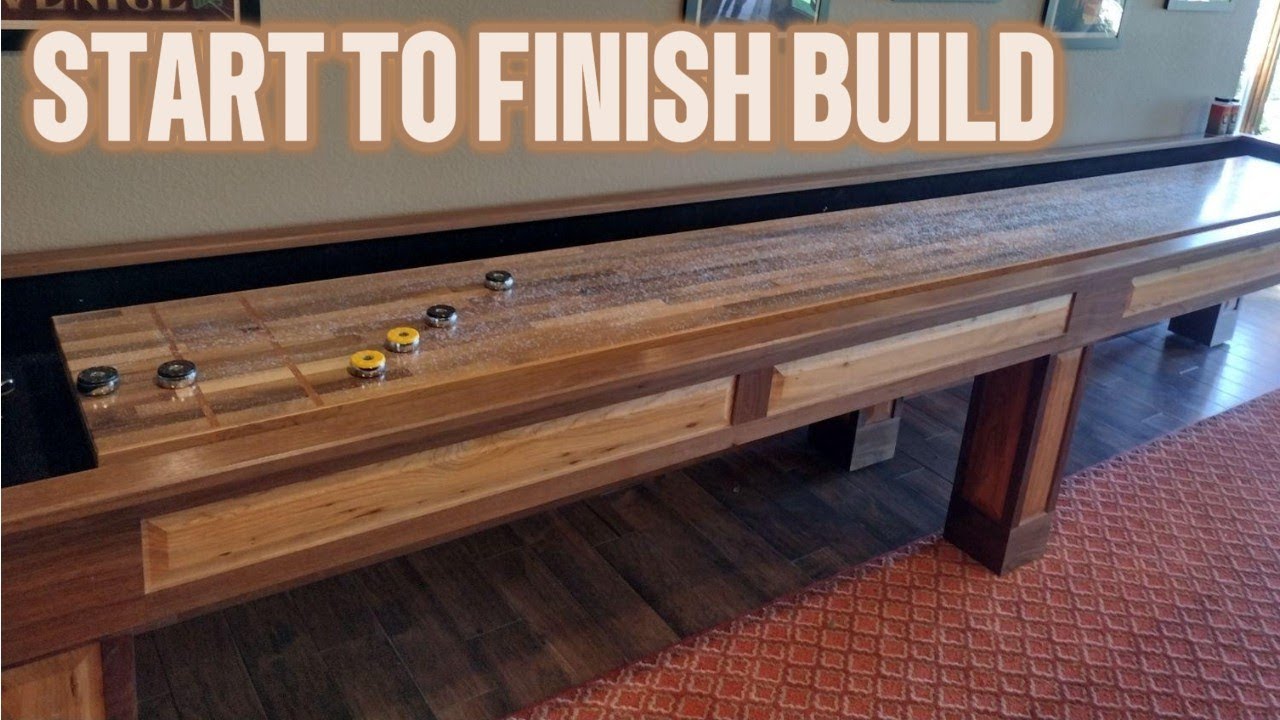 Building A Shuffleboard Table - YouTube