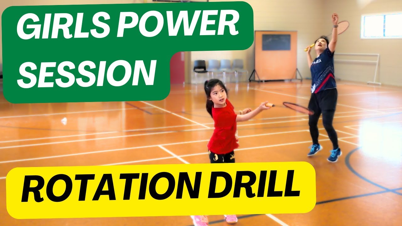 Master Badminton Rotations: Elbow & Split Step Secrets! Girls Power🏸 ...