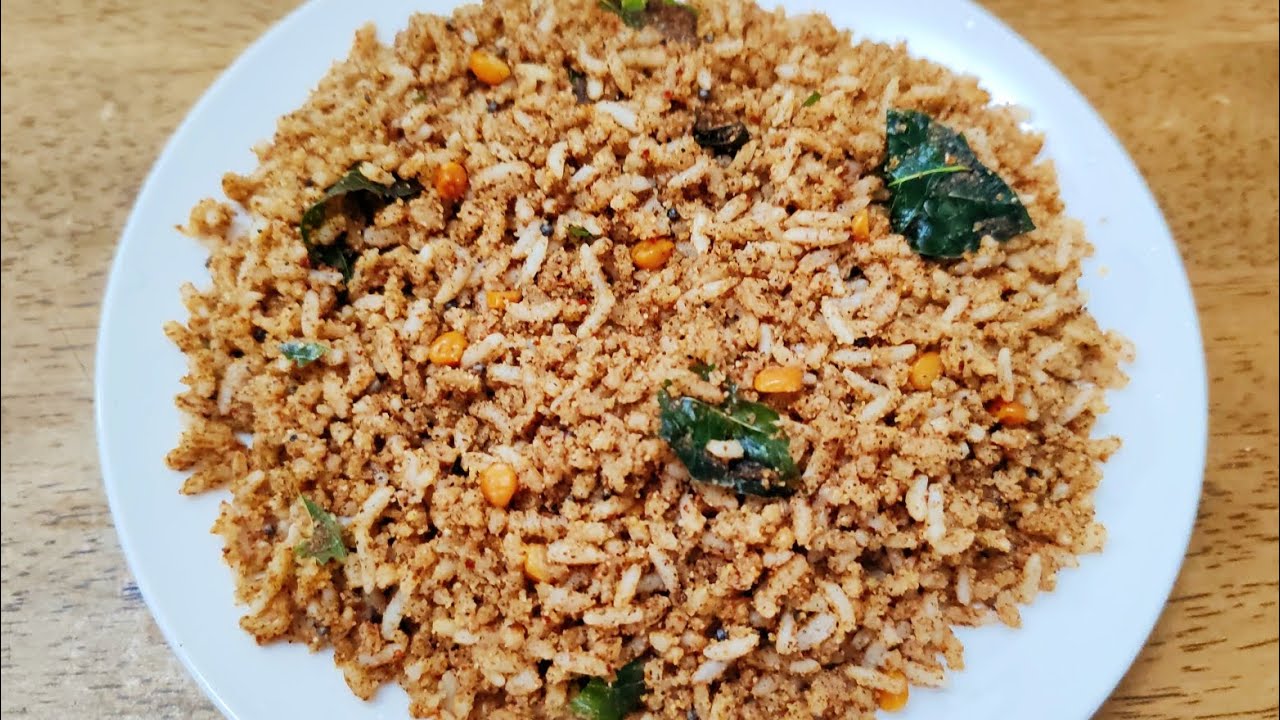 கொள்ளு பொடி சாதம் | Horse Gram Podi Sadam | How To Make Kollu Podi ...