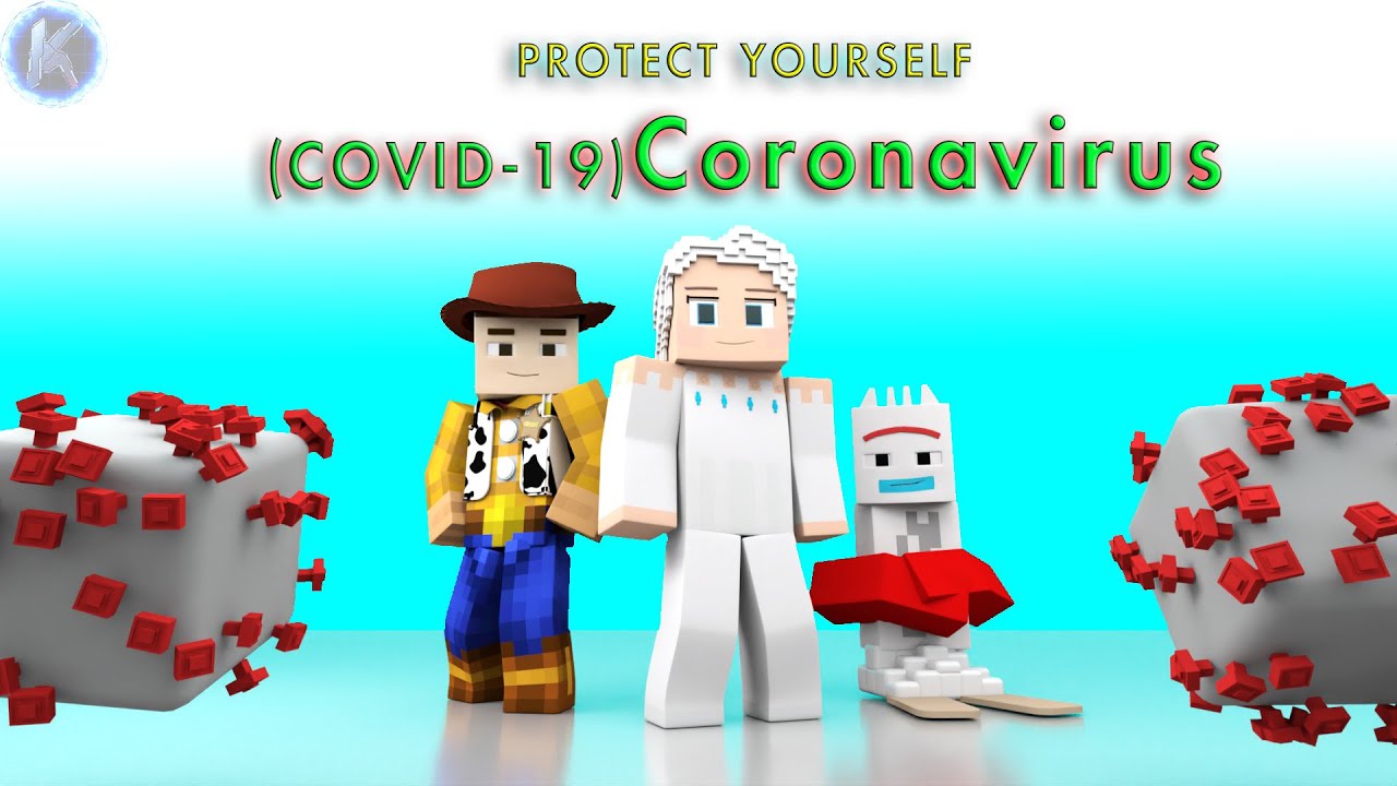 Protect Yourself from COVID-19 (Coronavirus) Minecraft Animation - YouTube