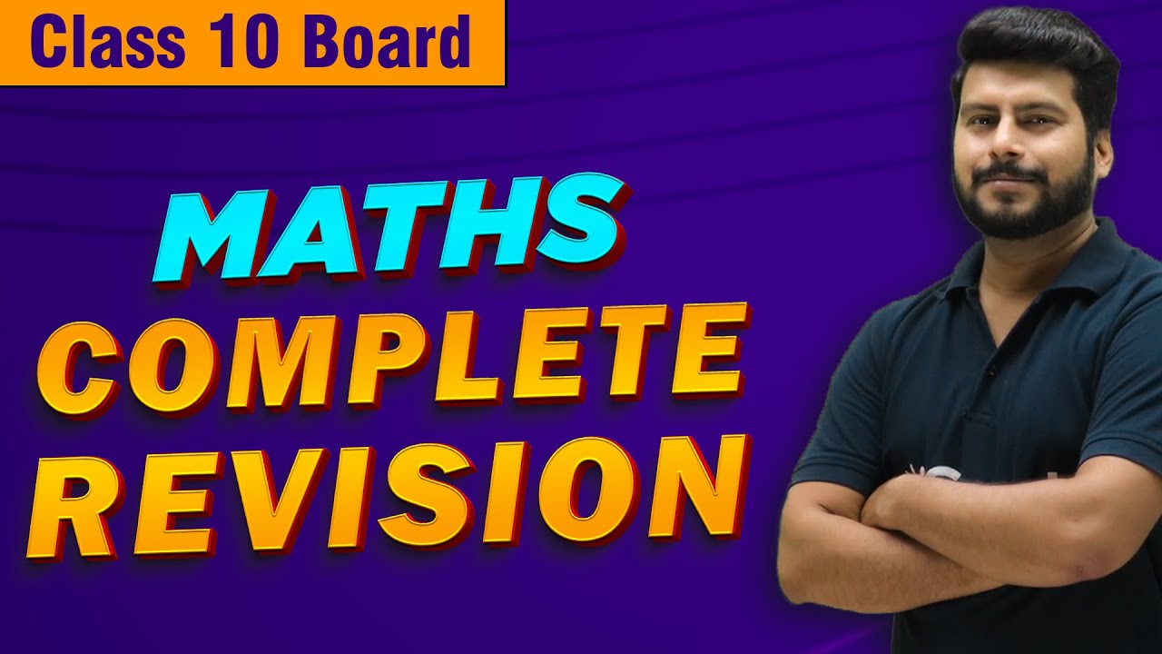 Class 10th Complete Maths Revision | Class 10 Board Exams #class10maths ...