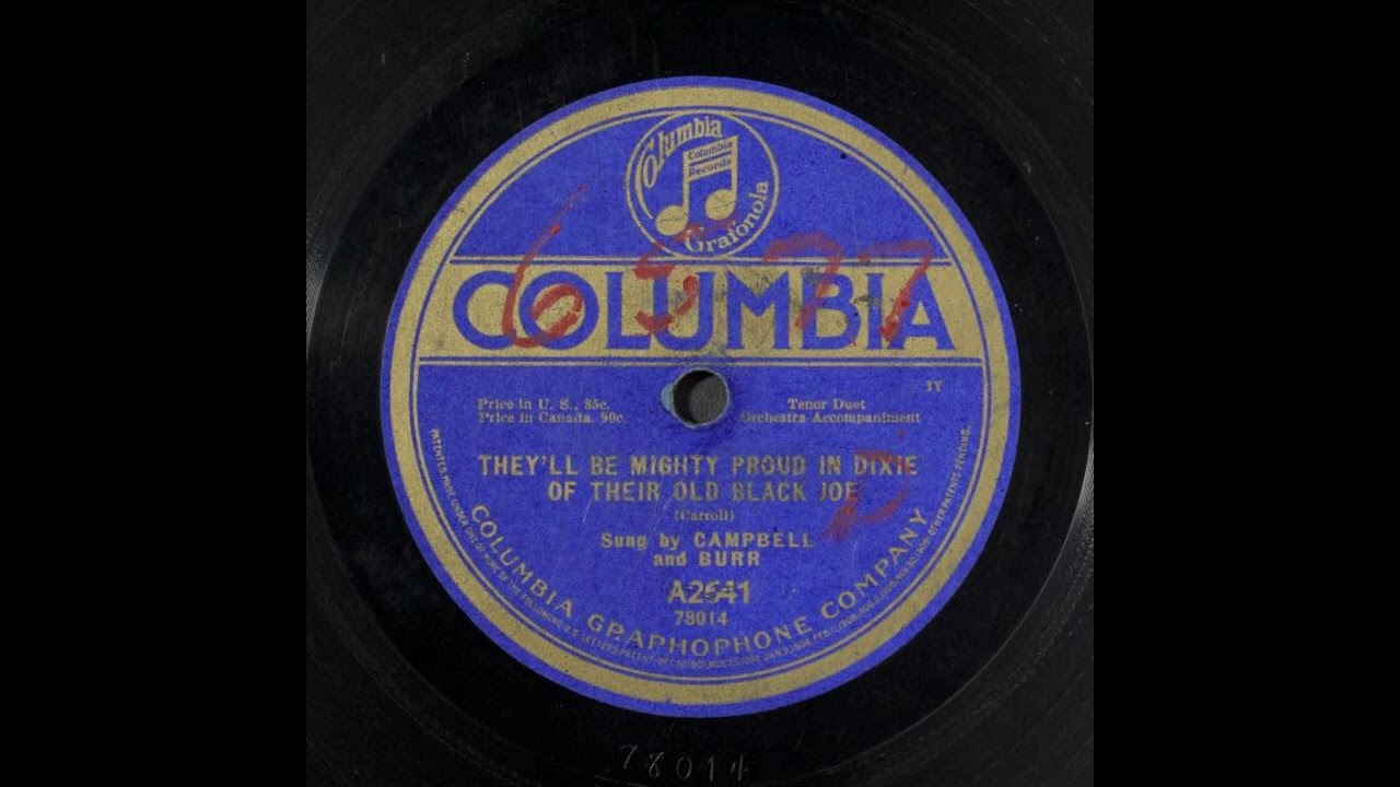 20世紀の洋楽万葉集:They’ll Be Mighty Proud In Dixie Of Their Old Black Joe