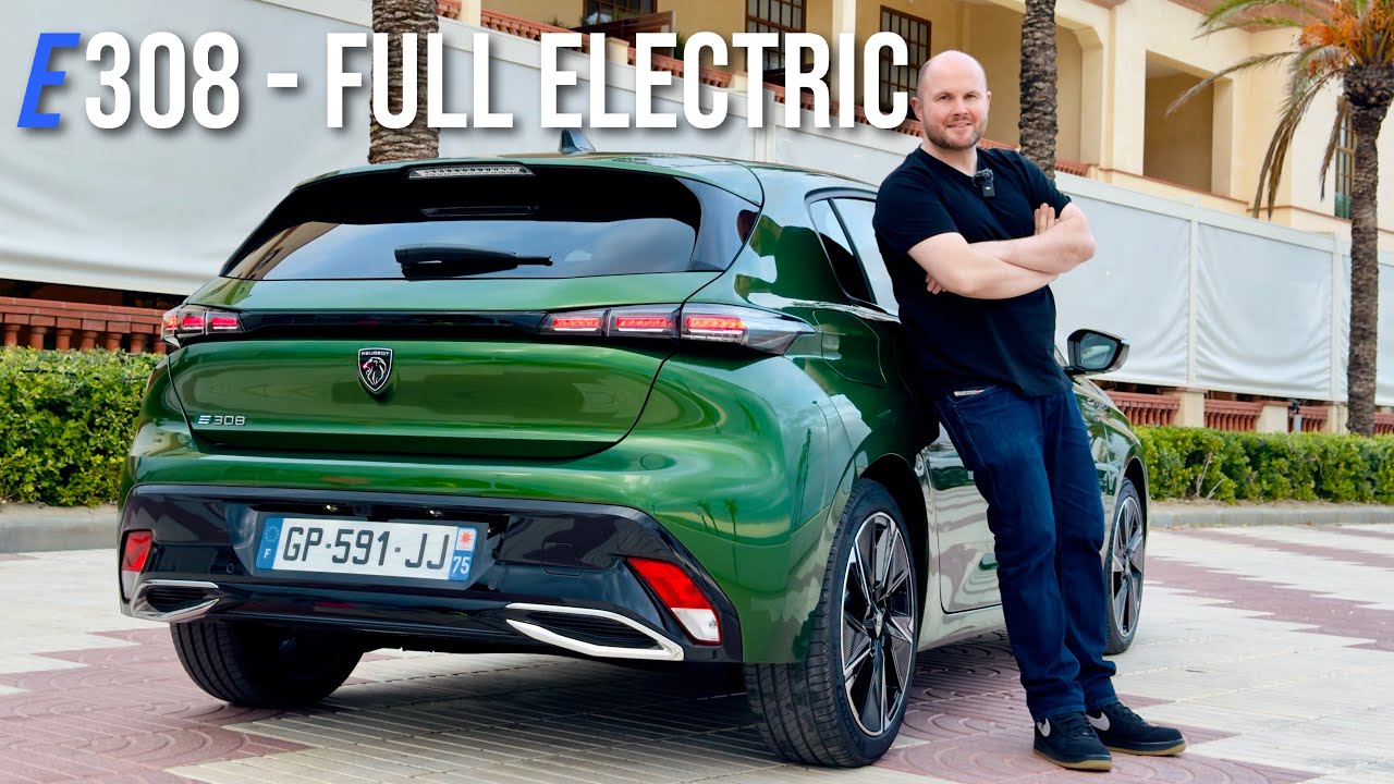 Peugeot E308 review | 400km range and seriously good looking! - YouTube