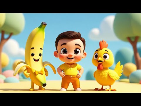 Accha Fruit Banana 🍎 | बच्चों की मज़ेदार कविता | Moral Cartoon Story ...