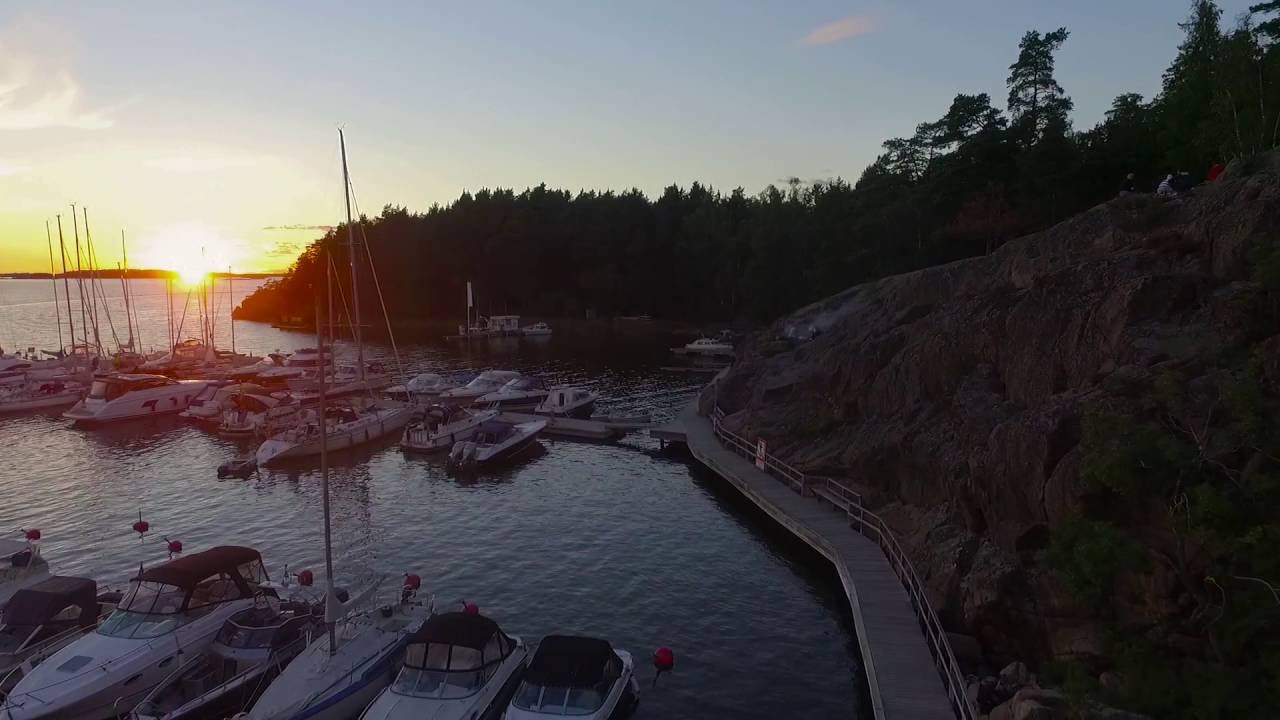 Aerial - Grinda Gästhamn 2016 - YouTube