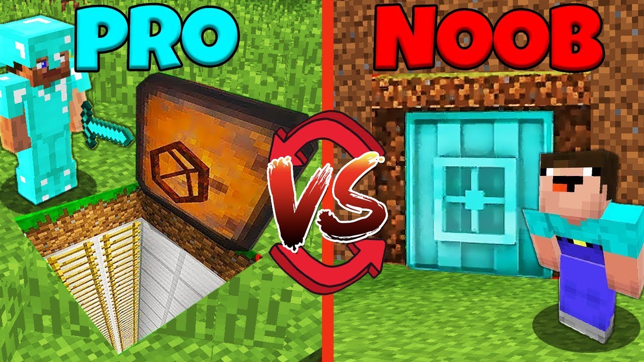 Minecraft Battle: NOOB vs PRO: SWAPPED SECRET BUNKER CHALLENGE / Animation Compilation - YouTube
