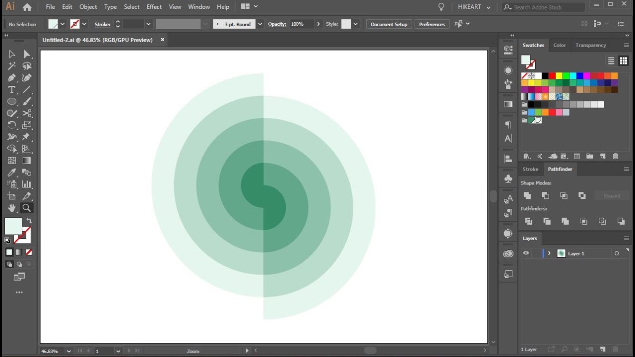 How to Create a Spiral S in Adobe Illustrator - YouTube