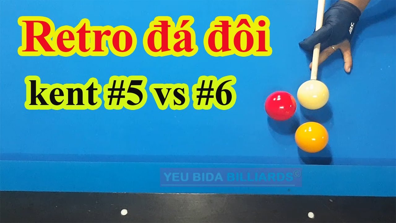 Cách đánh bida ken đơn giản với hình retro - YouTube