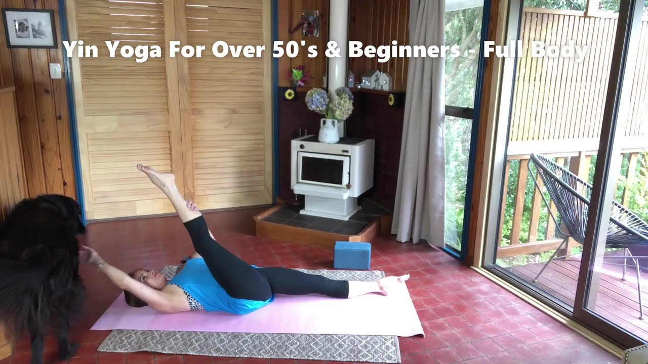 Yin Yoga For Over 50's & Beginners Full Body - YouTube