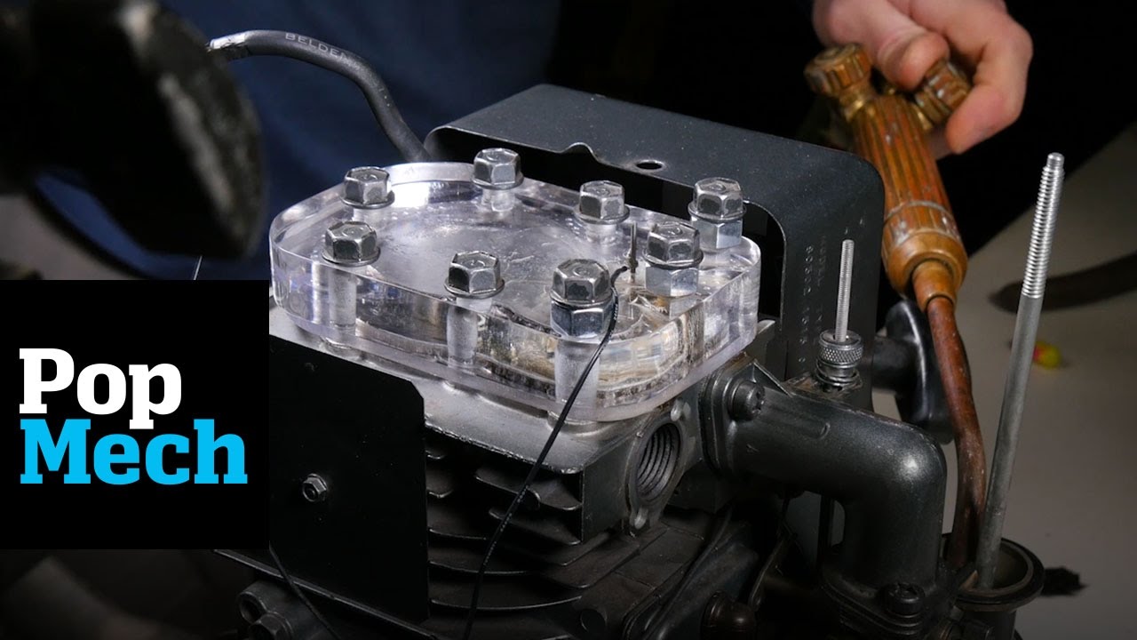 This See-Through Engine Runs on Tequila and Propane | PopMech - YouTube