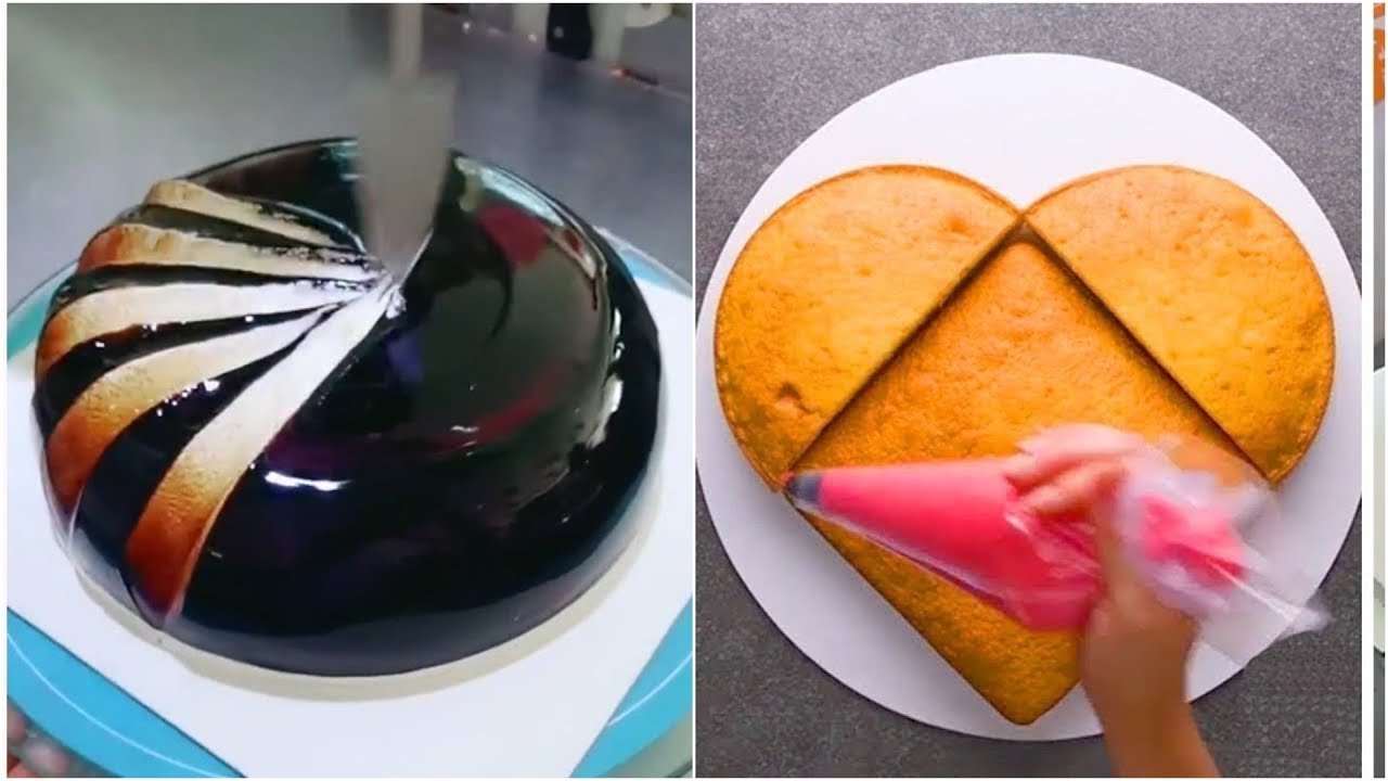 Most Satisfying Cake Decorating Ideas Compilation Yummy Cake