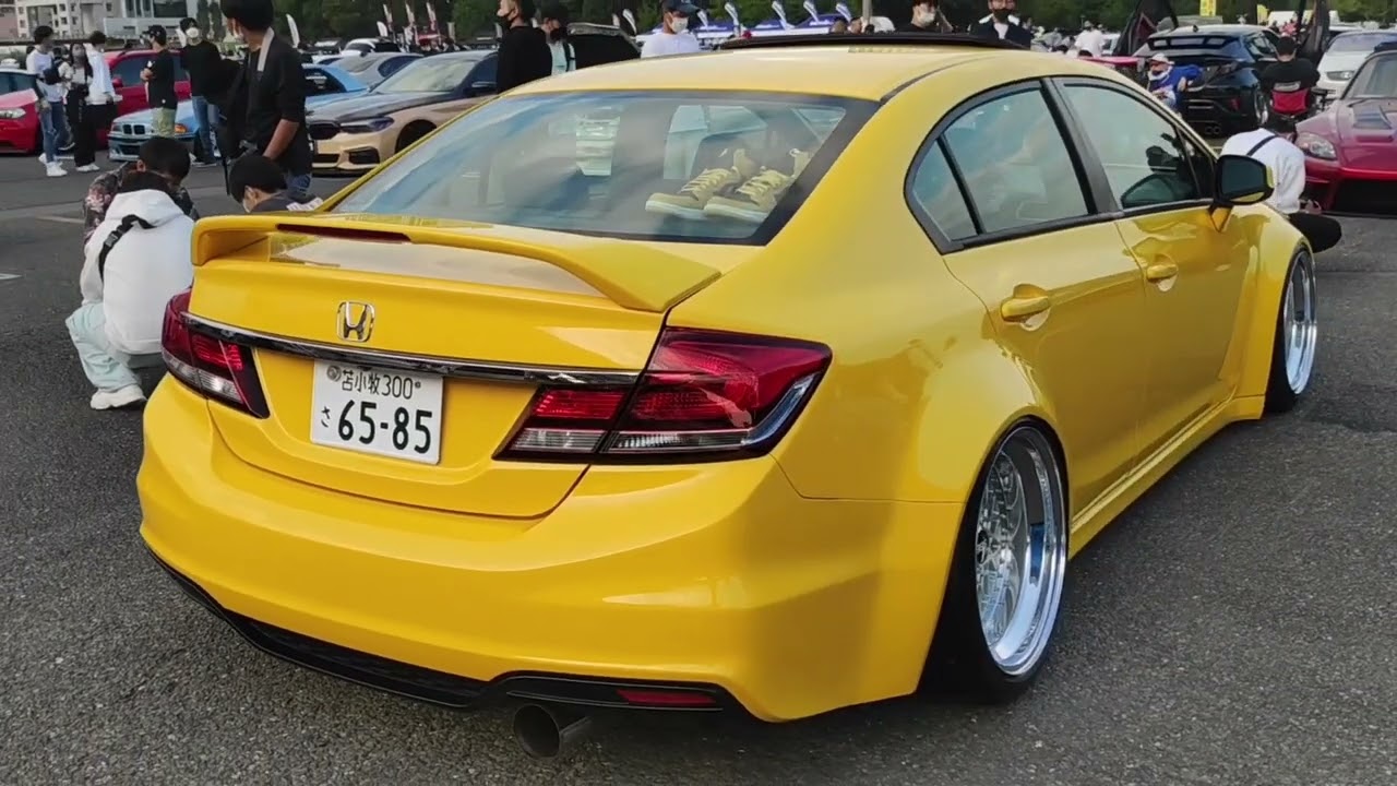 ホンダ シビック Si FB6 9gen スタンスネイション ジャパン 2022 お台場 - YouTube