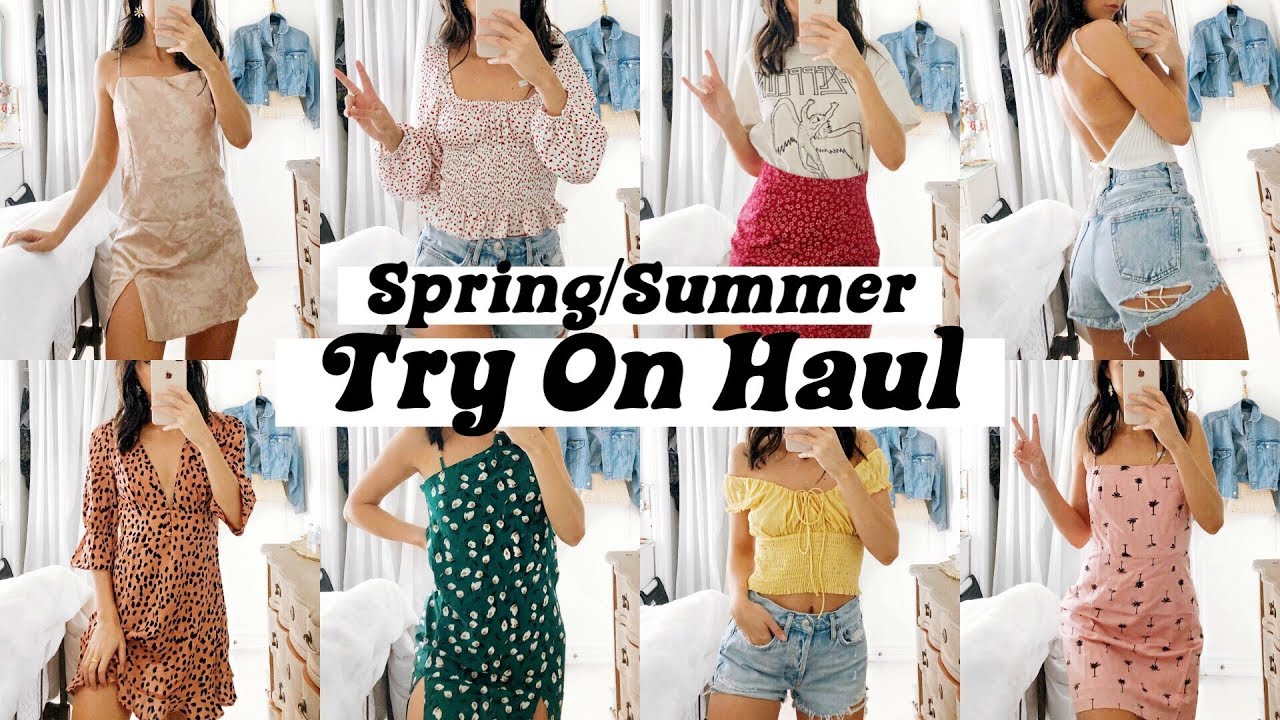 TRY ON SUMMER CLOTHING HAUL 2019 | VERGE GIRL - YouTube