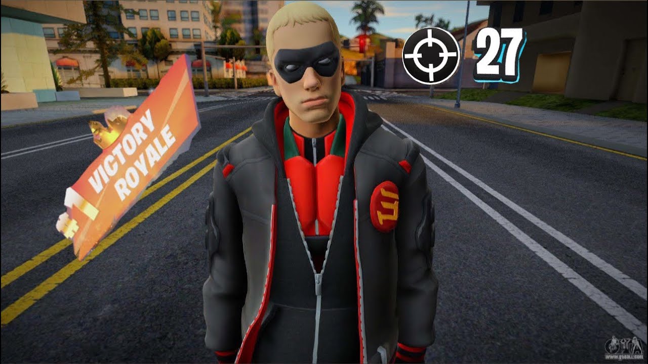 New Eminem Rap Boy skin! Zero Builds! 70th crown victory! - YouTube