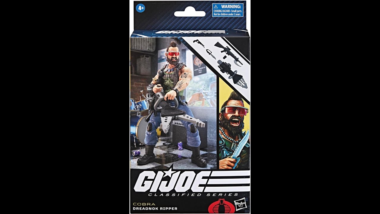 Hasbro G.I. Joe Classified Series Dreadnok Ripper Action Figure Review ...