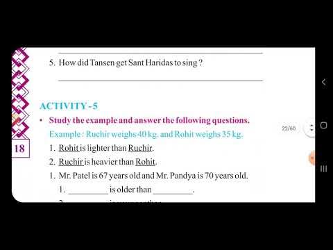 Std.8 English(Sem-1) Unit-2 "LMBB:Learn More Be Brighter" Part-3(Activity-4&5) - YouTube