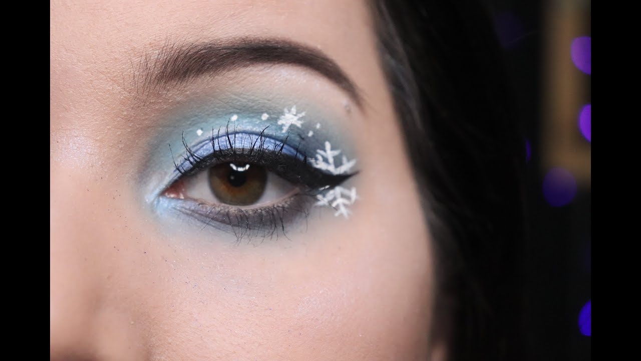 WINTER ICE MAKEUP TUTORIAL - YouTube