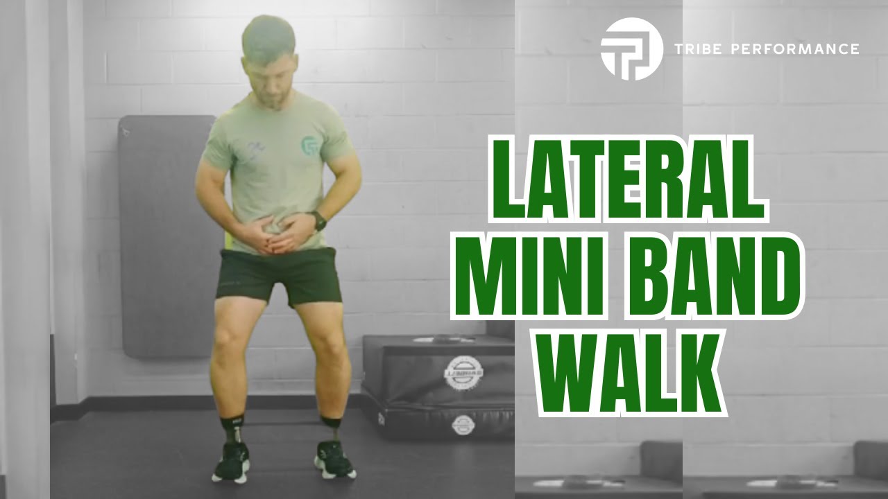 Lateral Mini Band Walks | Tribe Performance - YouTube
