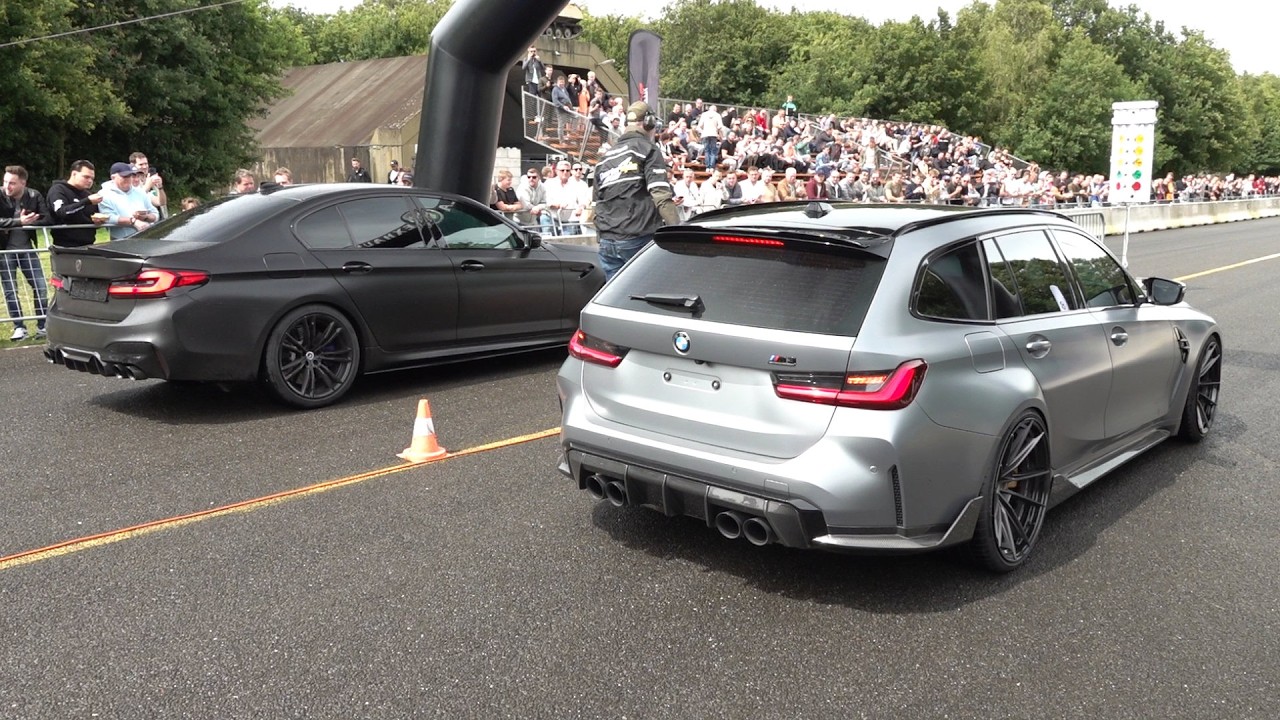 Tuner Cars Drag Racing! Cherokee SRT, 1200HP R8 TT, 700HP M3 Touring ...